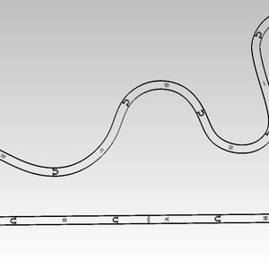 Large 36" Roebling Road Raceway 3D Race Track Map Outline Wall Art, for ...