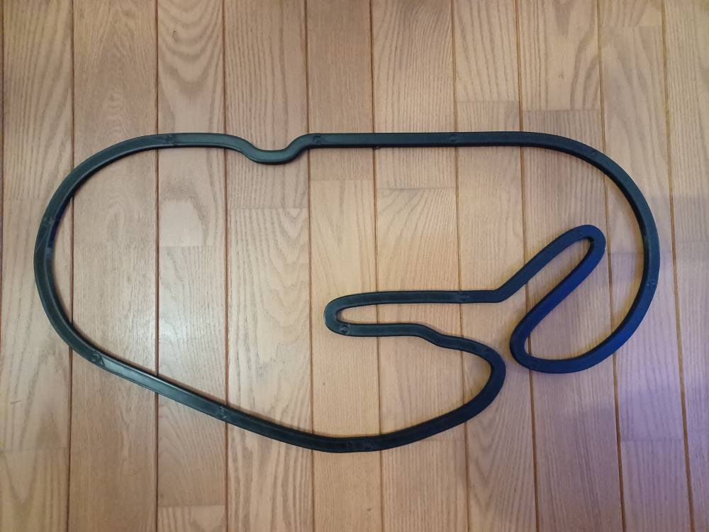 Large 36 Daytona Road Course IMSA Rolex 24 3D Race Track Map Outline ...