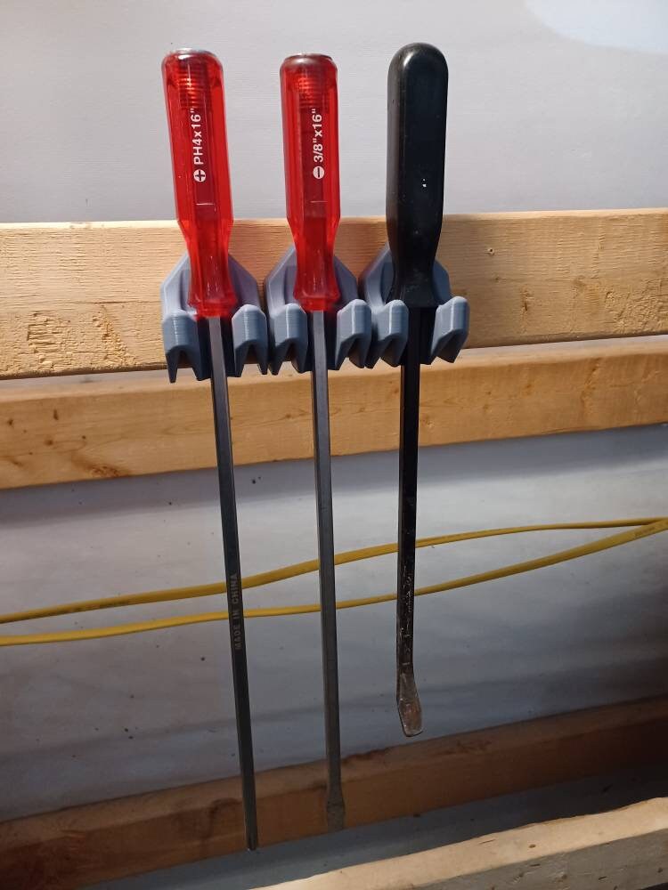 Prybar / Screwdriver Rack, 3 Pack, Wall Mount magnetic - Etsy