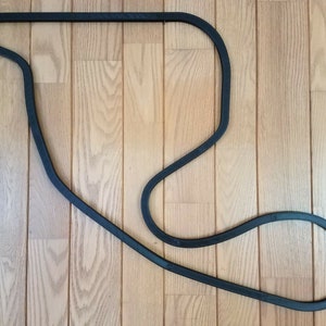 Large 36" Nelson Ledges 3D Race Track Map Outline Wall Art, for Garage ...