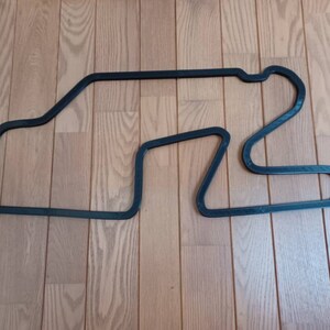 Large 36" Watkins Glen 3D Race Track Map Outline Wall Art, for Garage ...