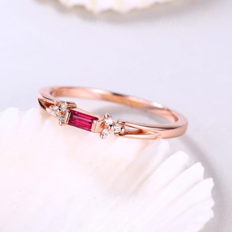 14k Gold Natural Ruby Ring / Genuine Ruby Ring Available in - Etsy