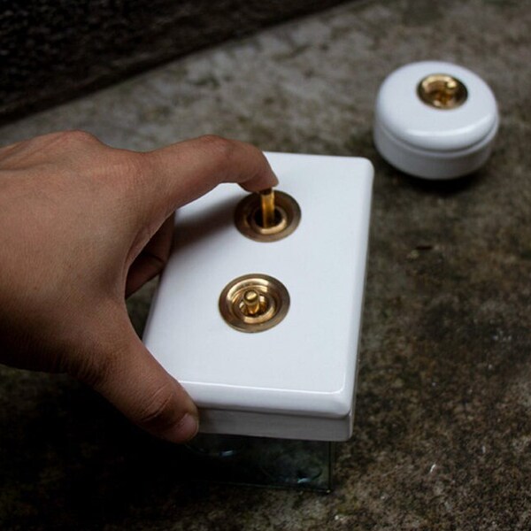 Ceramic Light Switch Cover - Etsy