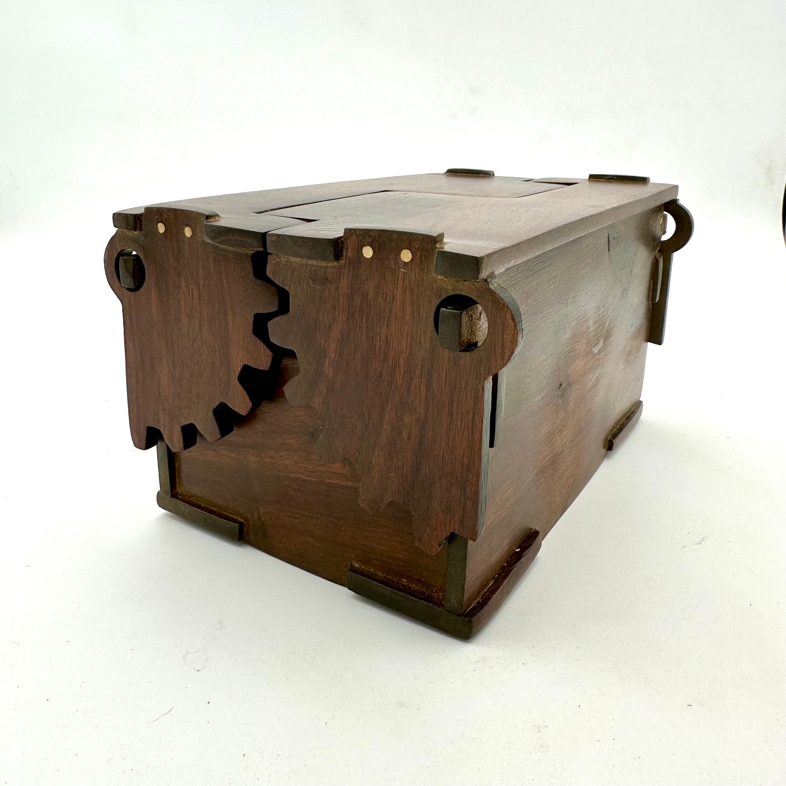 Walnut Hand Made Steampunk Gear Box - Etsy