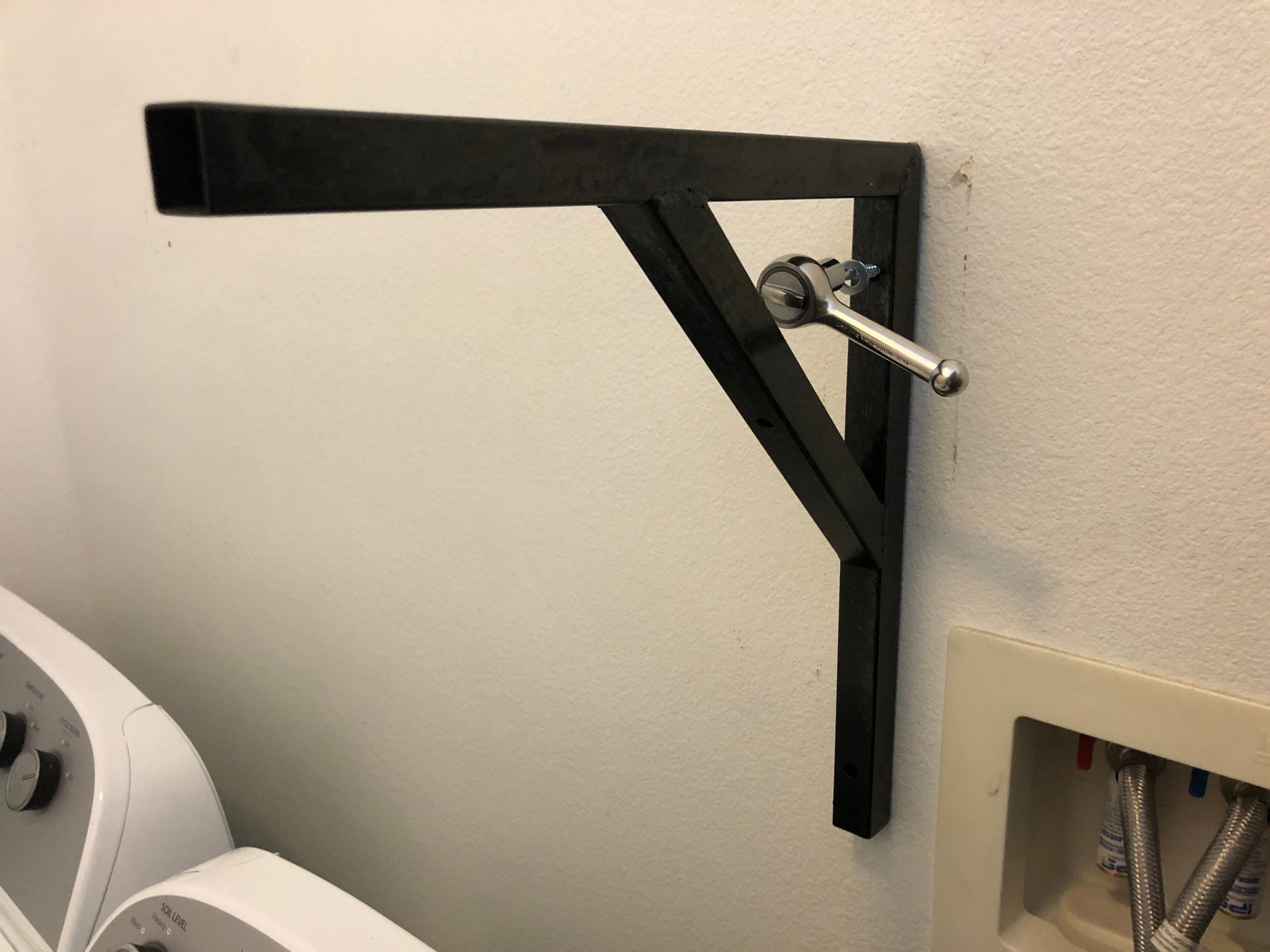 Square Steel Tubing Shelf Bracket - Etsy