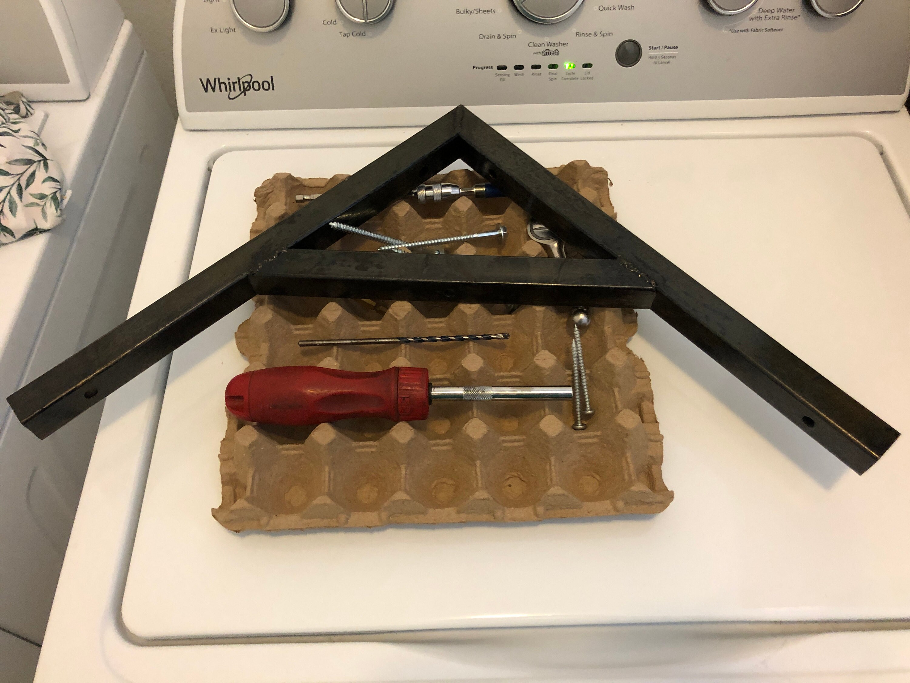 Square Steel Tubing Shelf Bracket - Etsy