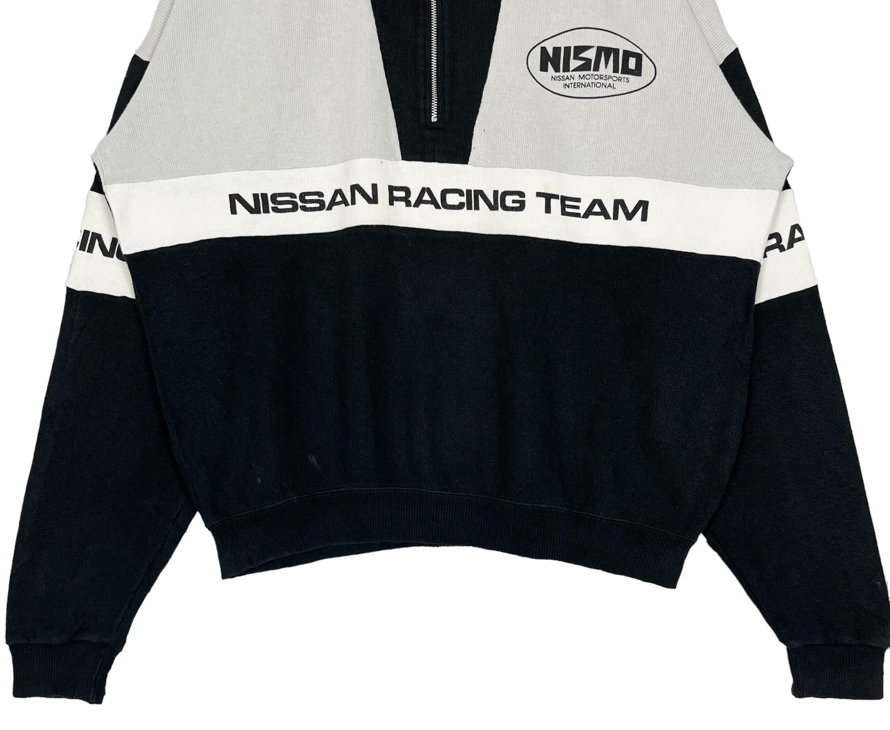 Rare Vintage 90s NISMO Nissan Racing Team Motorsport Half Zipper Anorak ...