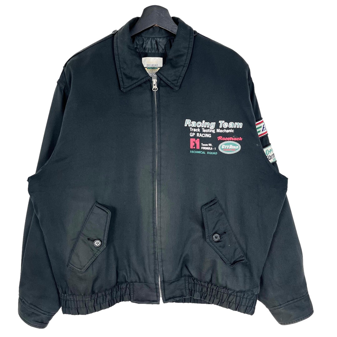 Off Road F1 Formula-1 Technical Squad Bomber Jacket Black Size Medium ...