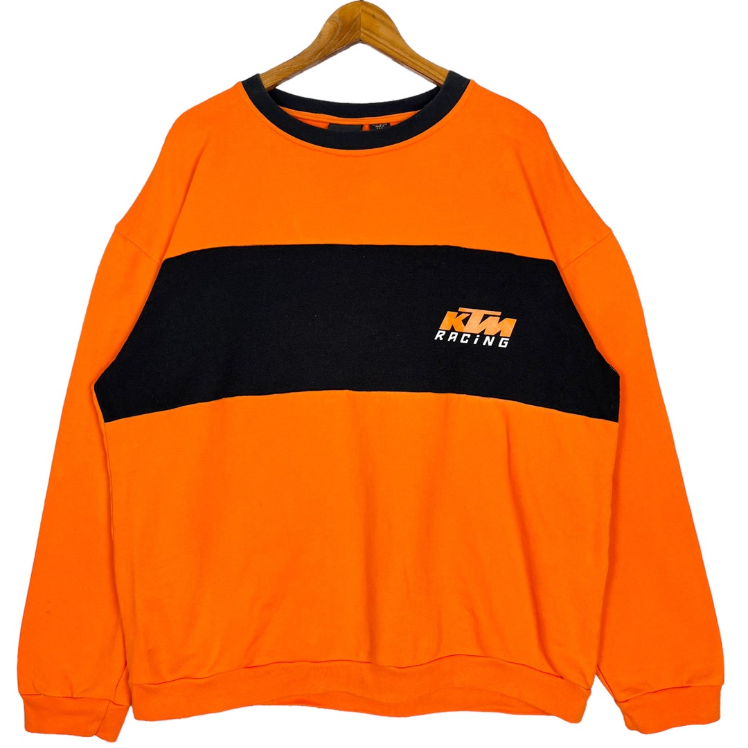 KTM Racing Motorsport Crewneck Sweatshirt Orange Black Color Size XXL ...