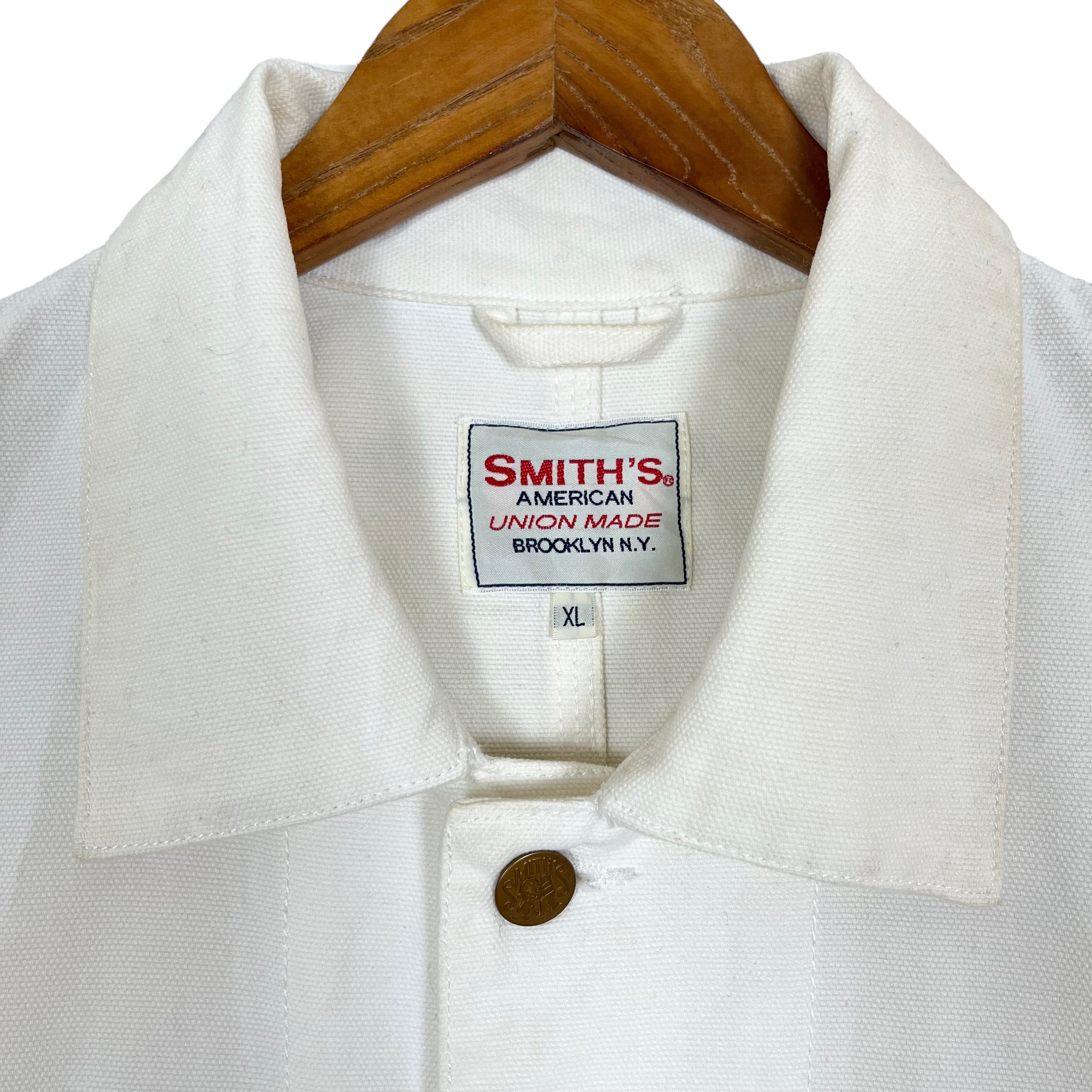 Smith American Chore Jacket Union Made Workers Jacket White Size Large ...