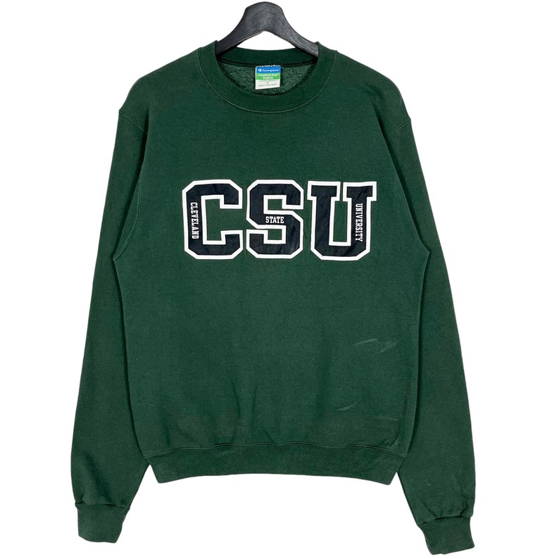CSU Cleveland State University Sweatshirt Embroidery Spell Out Logo ...