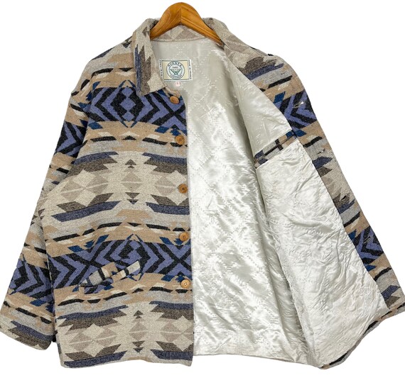 Vintage Avanez Navajo Aztec Jacket Native Tribe Multi… - Gem