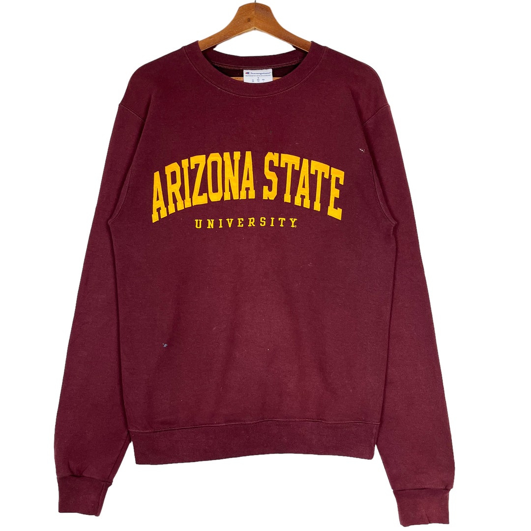 Vintage Arizona State University Embroidery Crewneck Sweatshirt Jumper ...