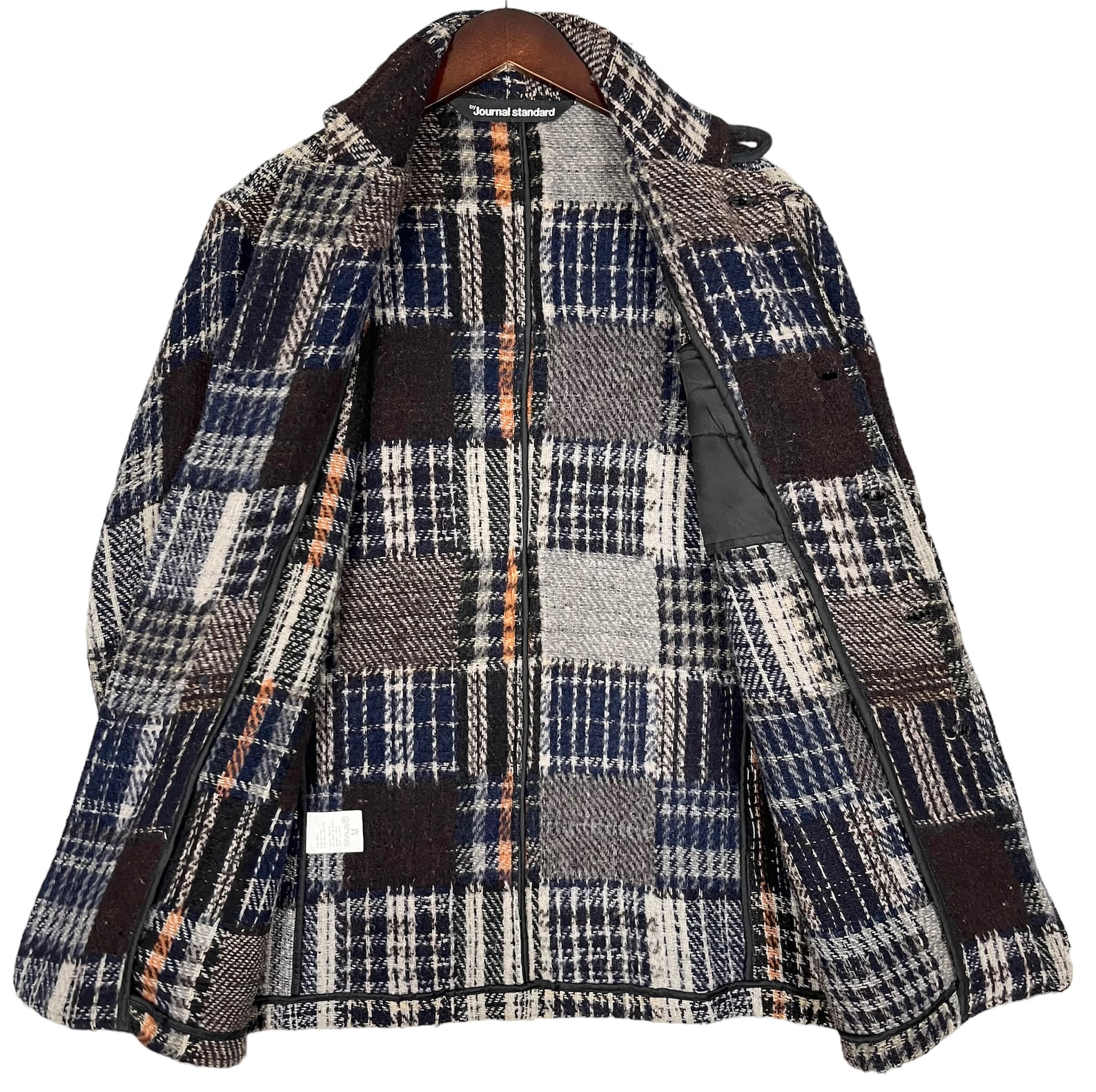 Journal Standard Checked Multicolored Knit Mens Jacket Japanese Brand ...