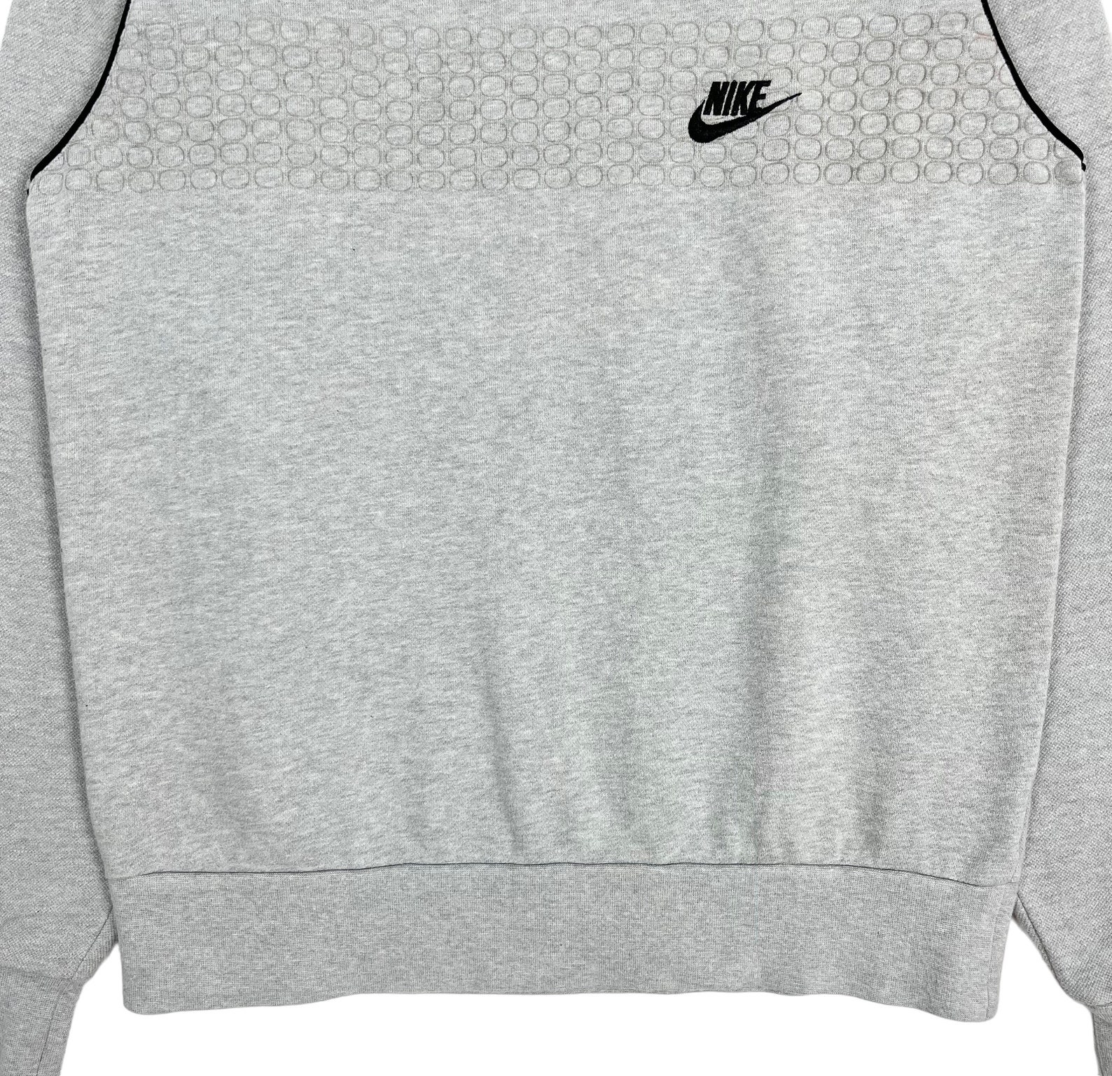 Nike Small Embroidery Logo Crewneck Sweatshirt Grey Color Size Medium ...