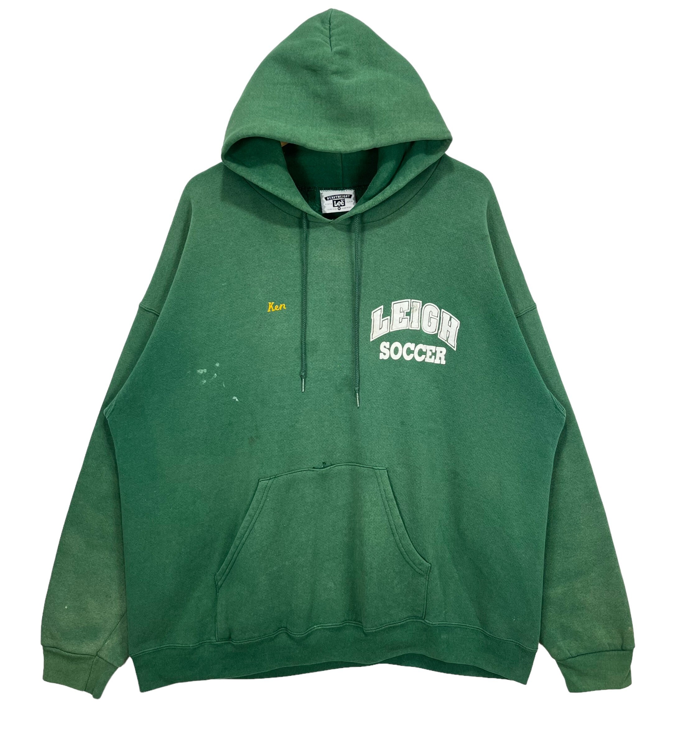 Vintage Lee College University Leigh Soccer Name Ken Pullover Hoodie ...
