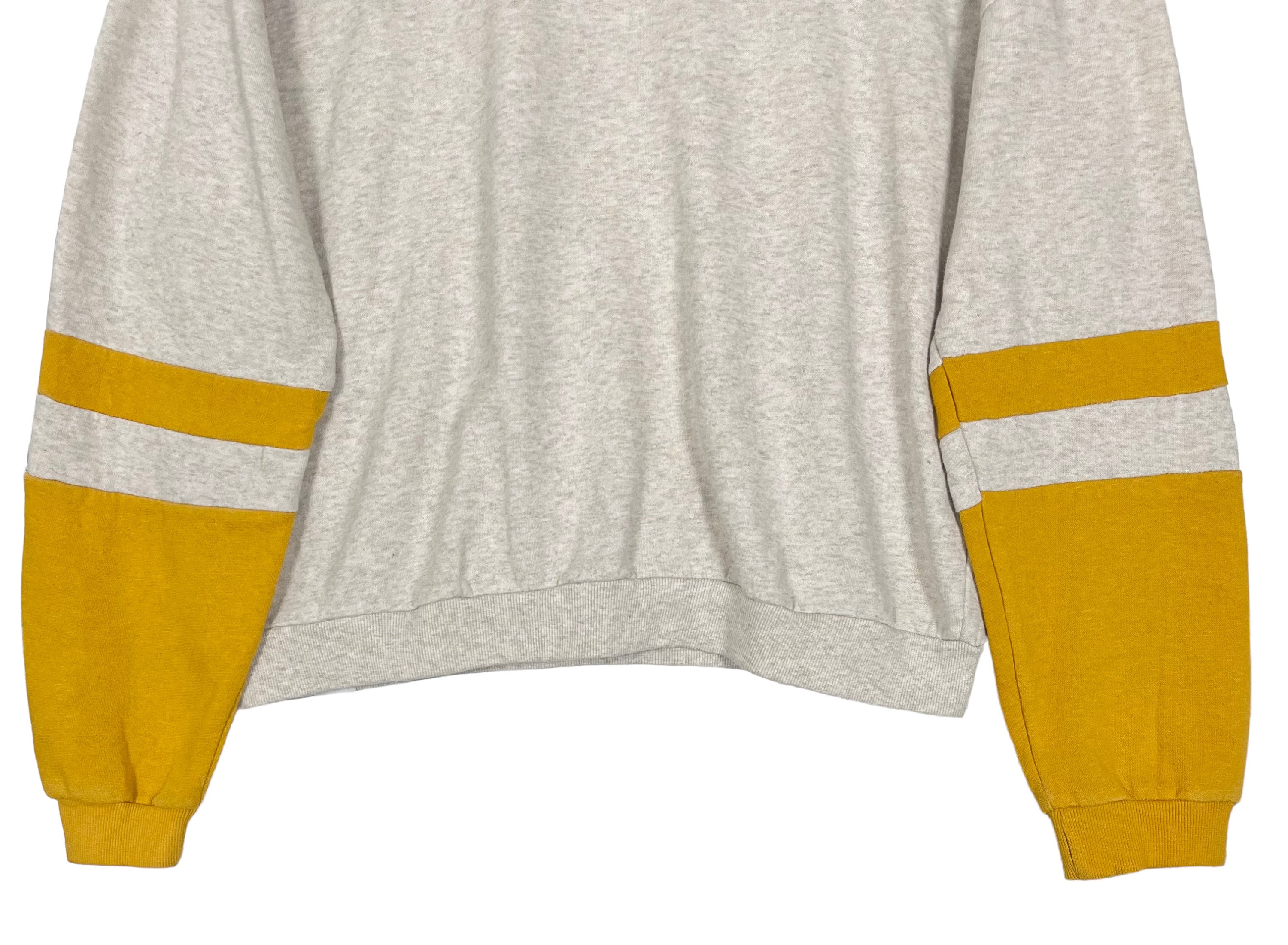 Atari Japanese Game Company Big Logo Striped Crewneck Sweatshirt Women ...