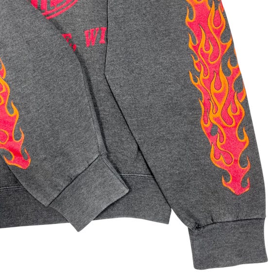 Vintage 80s 90s Harley Davidson Flames Milwaukee Pull… - Gem