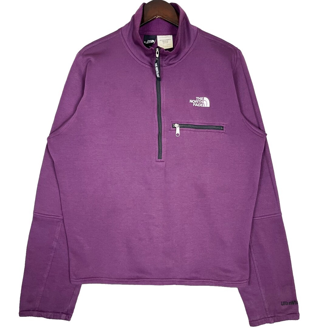 TNF the North Face Half Zipper Anorak Sweatshirt Small Embroidery Logo ...