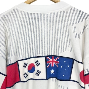 Rare! Vintage 80’s Multi Nation Flag Over Print Jumper Crewneck ...