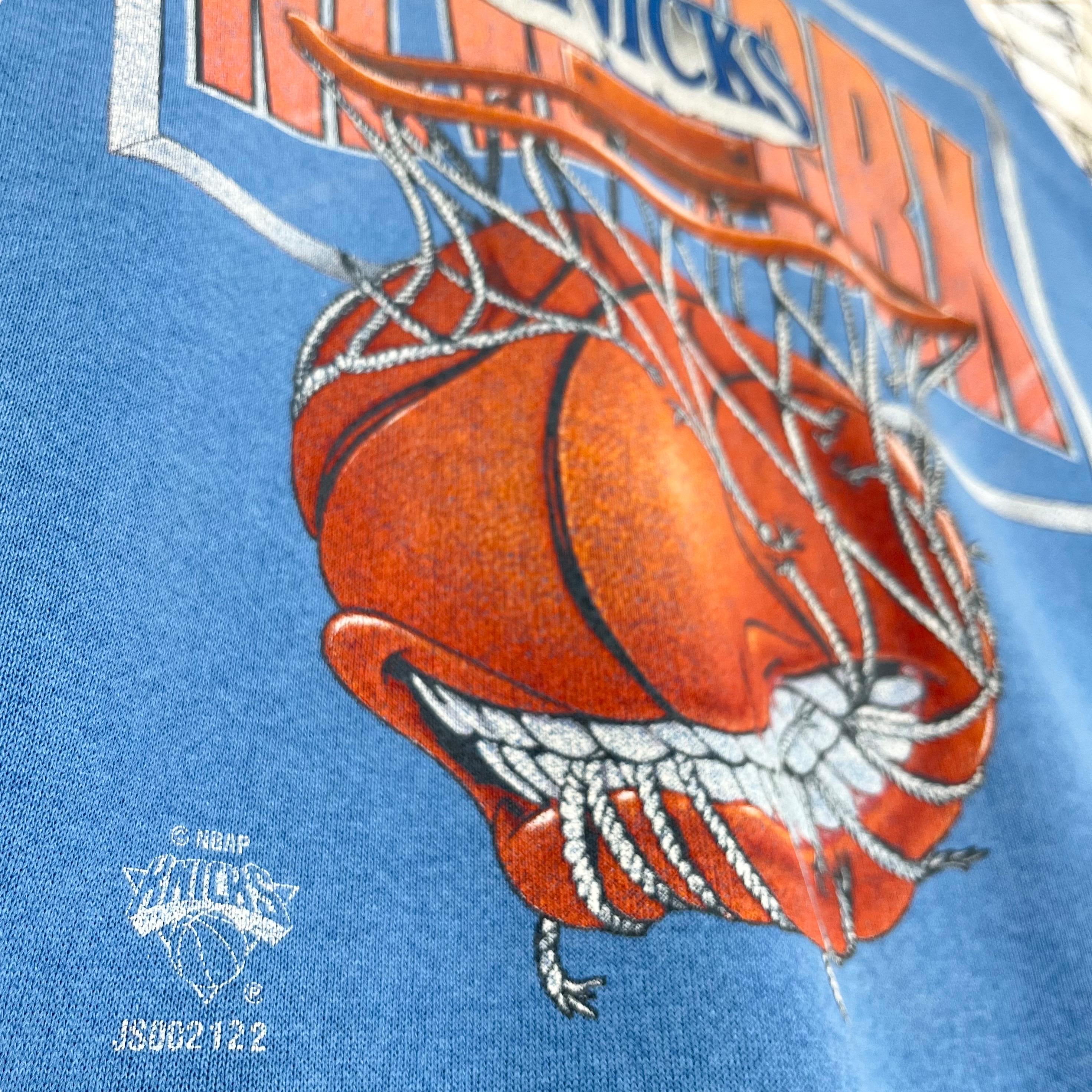 Vintage 90s NBA New York Knicks Sweatshirt American Basketball Team ...