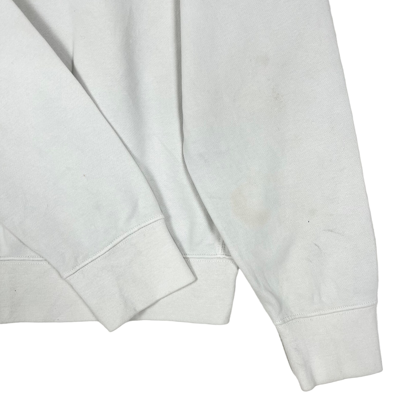 Nike Plain Small Embroidery Logo Crewneck Sweatshirt White Size Medium ...