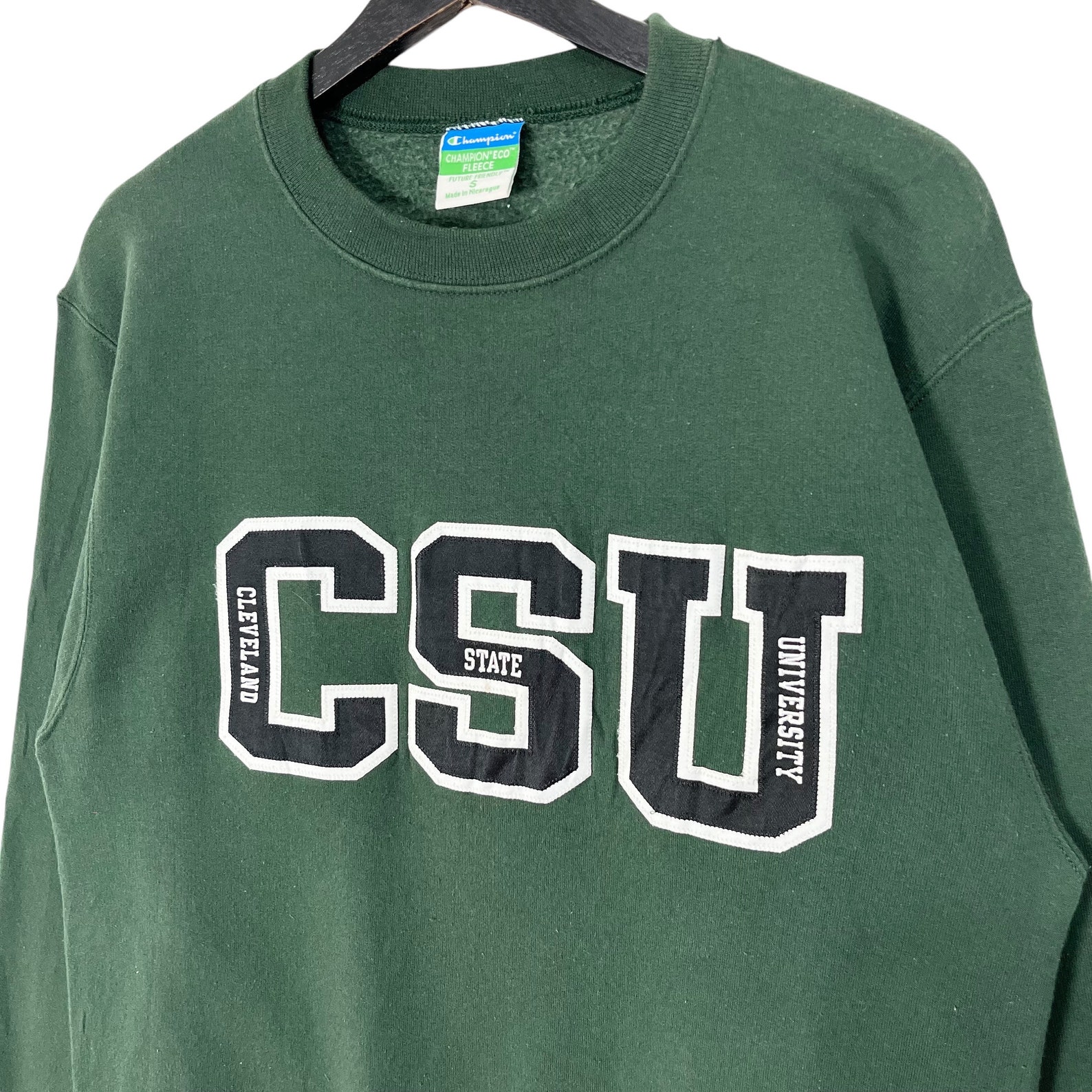 CSU Cleveland State University Sweatshirt Embroidery Spell Out Logo ...