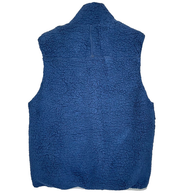 Adidas NEO Fleece Vest Jacket Outdoor Hiking Sportswear Blue Color Size ...
