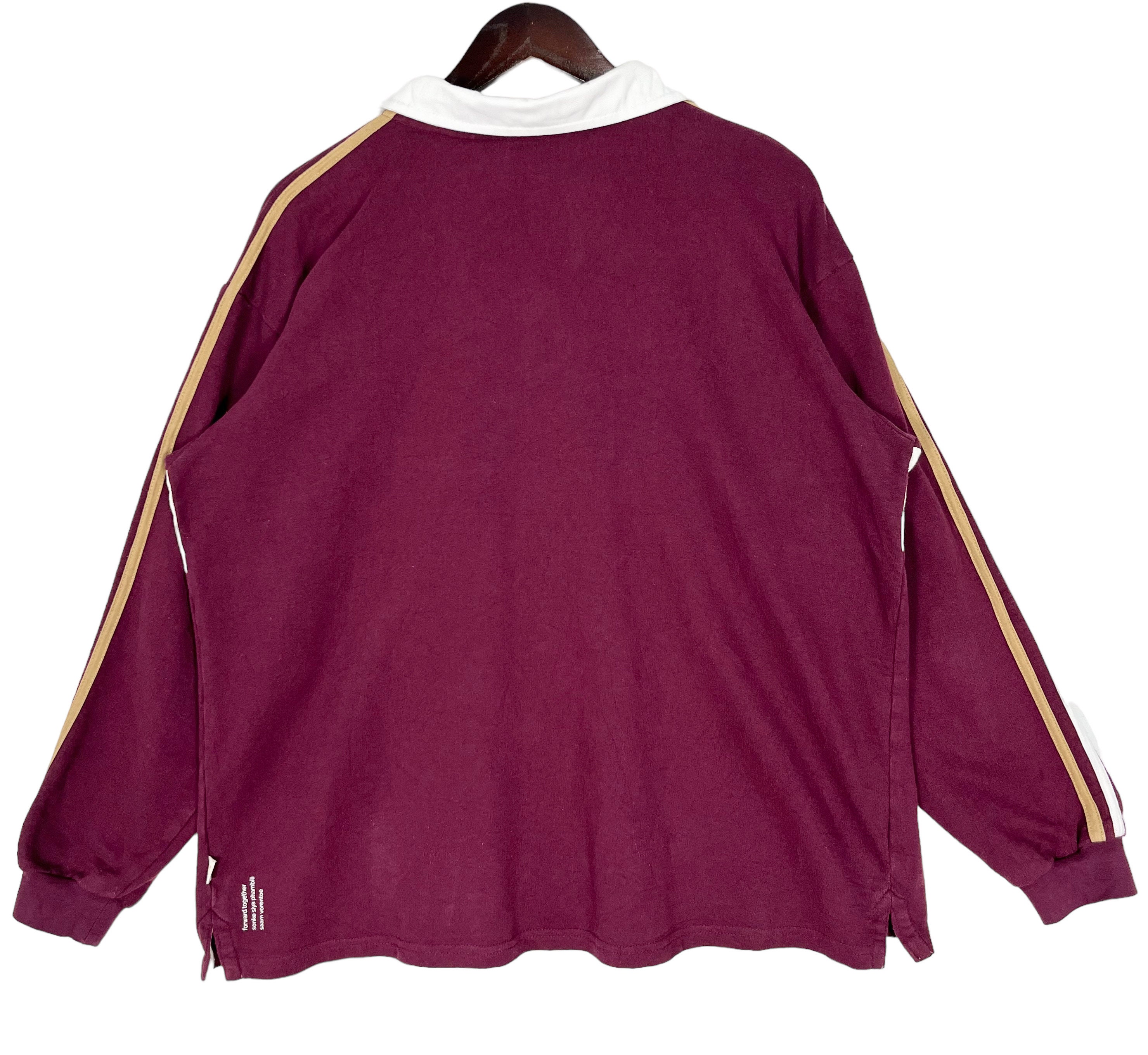 University Stellenbosch Maties Rugby Shirt Long Sleeve Sweatshirt Size ...
