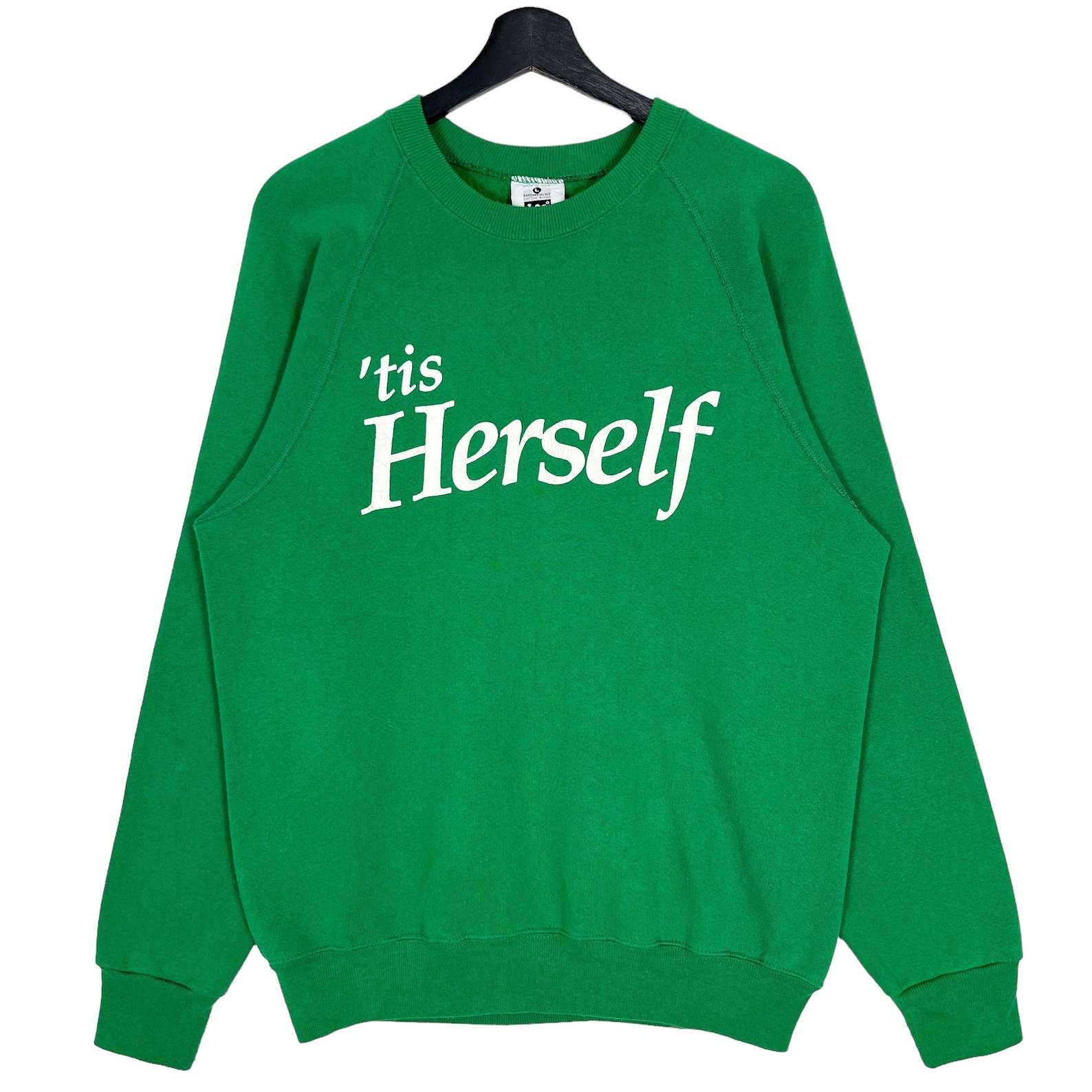 Vintage 90’s ‘tis Herself Sweatshirt Unisex Crewneck Raglan Sweater ...