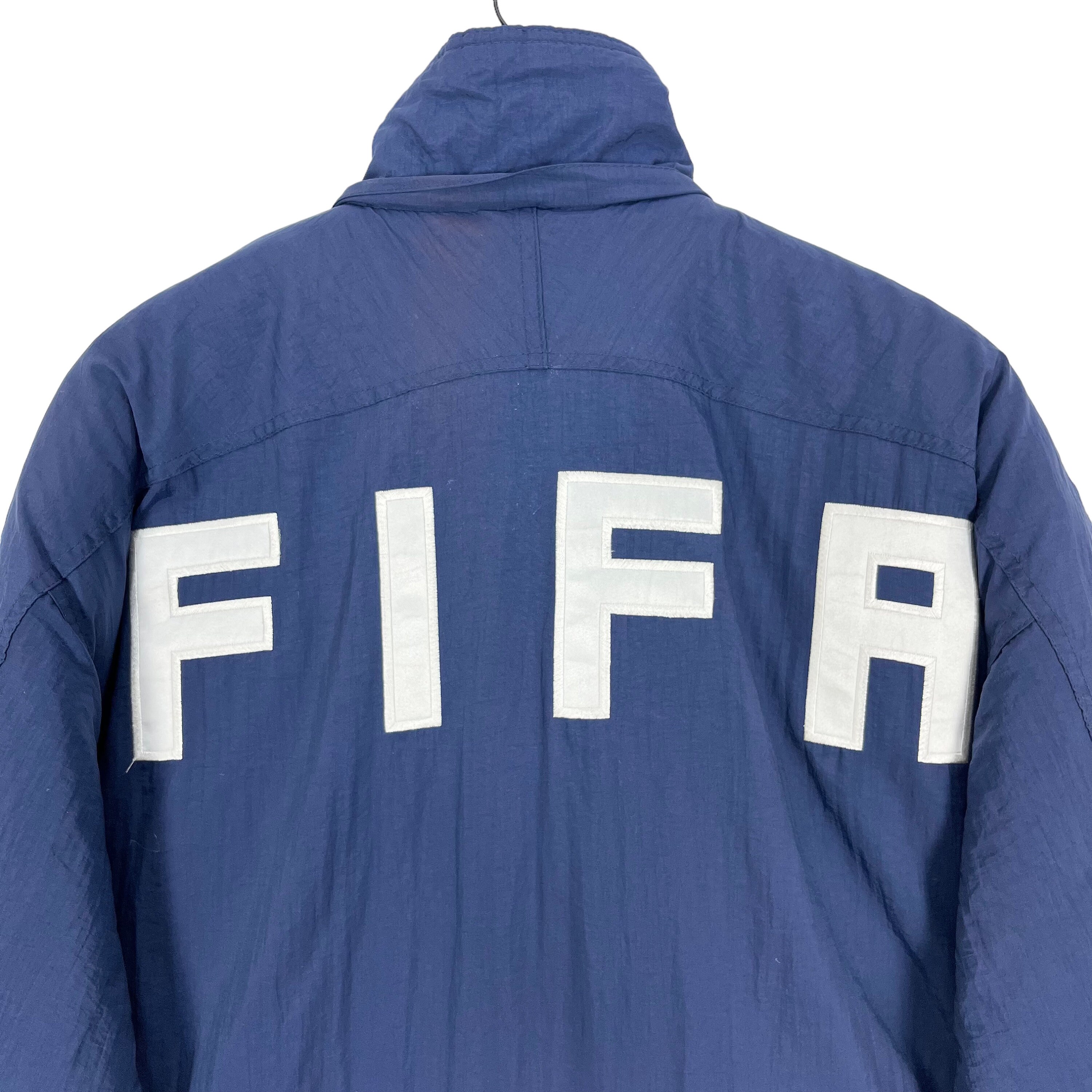 FIFA Parka Jacket Embroidery Logo Detachable Hoodie Winter Outdoor ...