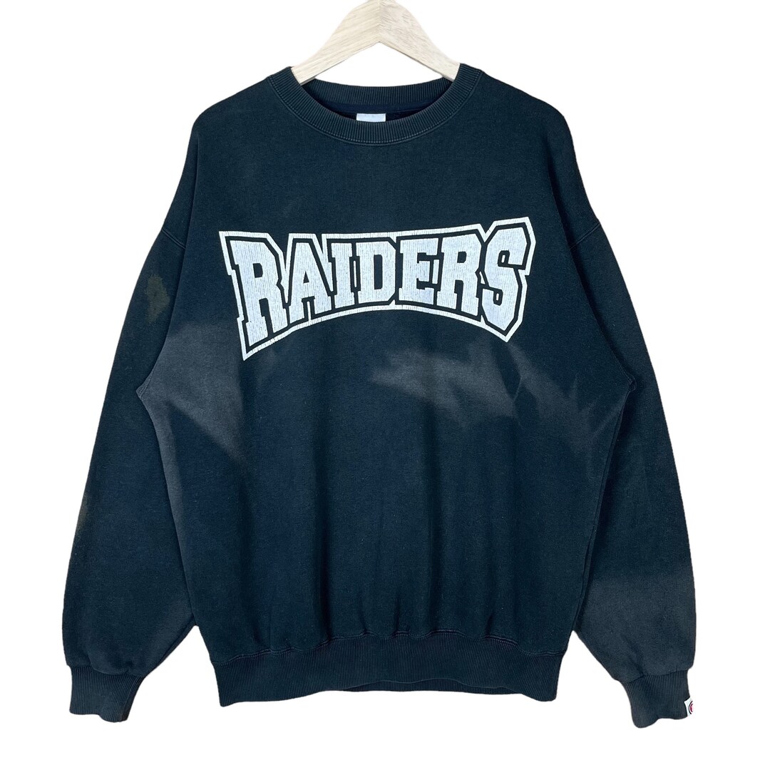 Vintage American NFL Las Vegas Raiders Pullover Jumper Crewneck ...