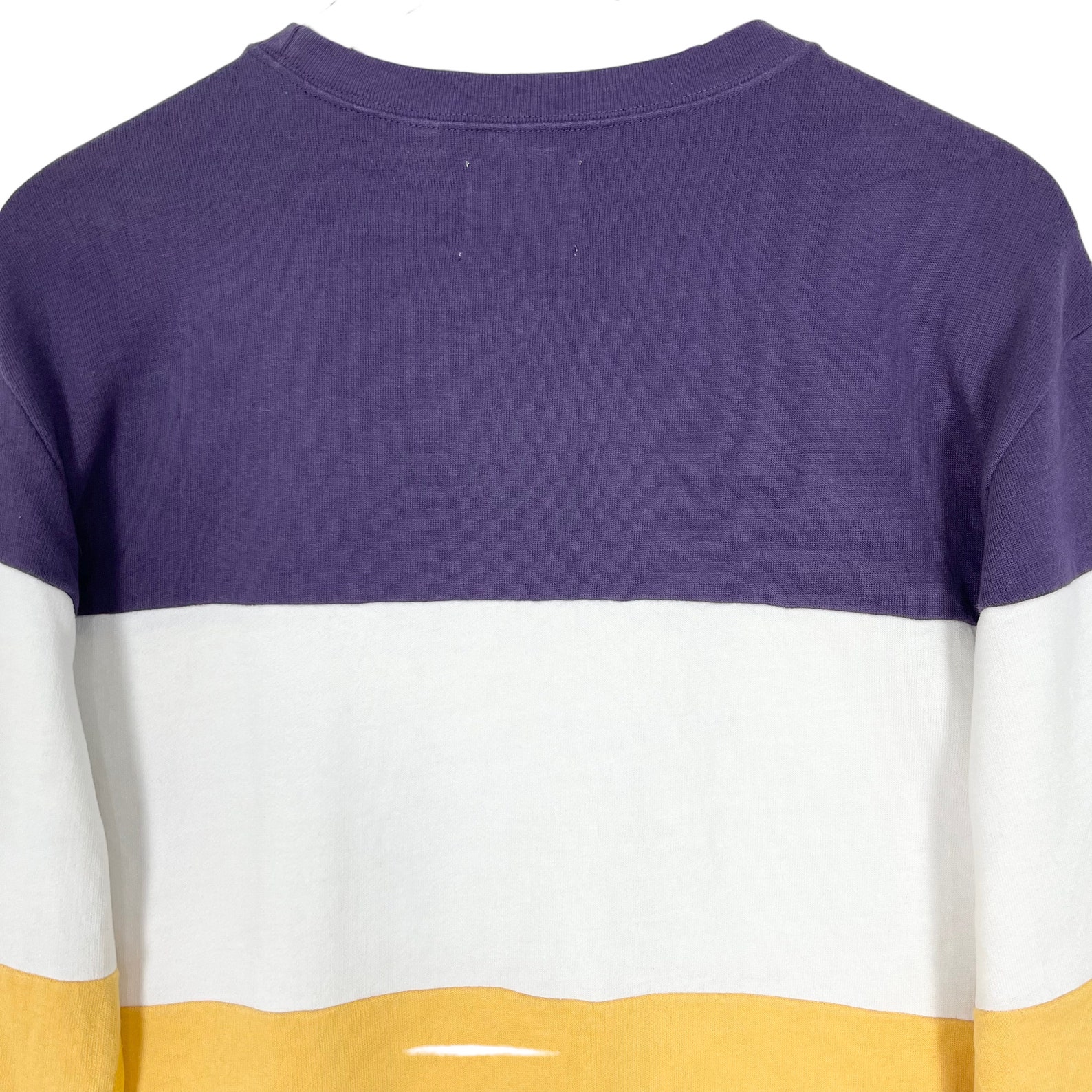 UW University Washington Huskies Stripes Sleeve Logo Printed Crewneck ...