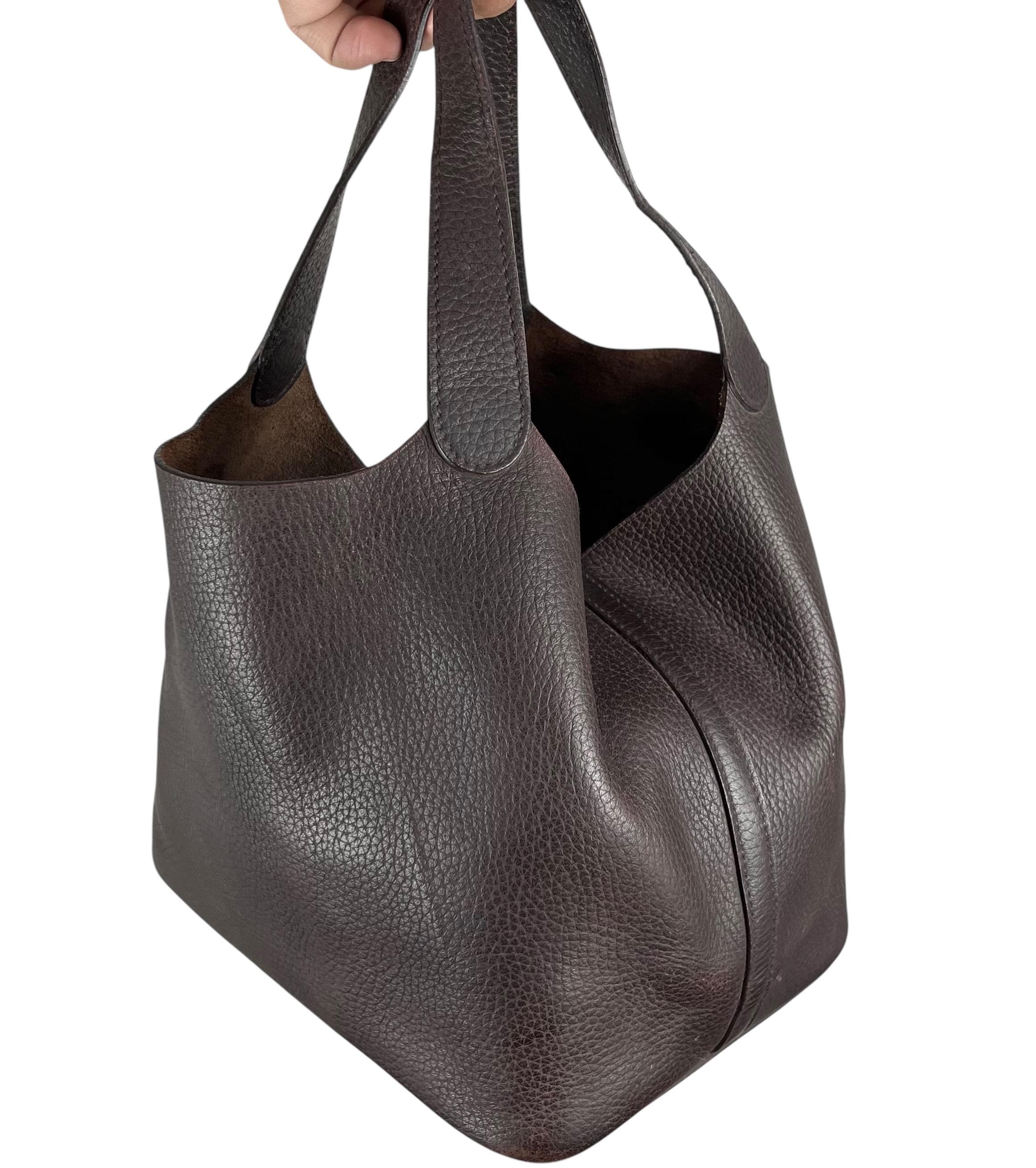 Vintage Hermes Picotin Bag Leather Bucket Bag Luxury Designer Brand - Etsy