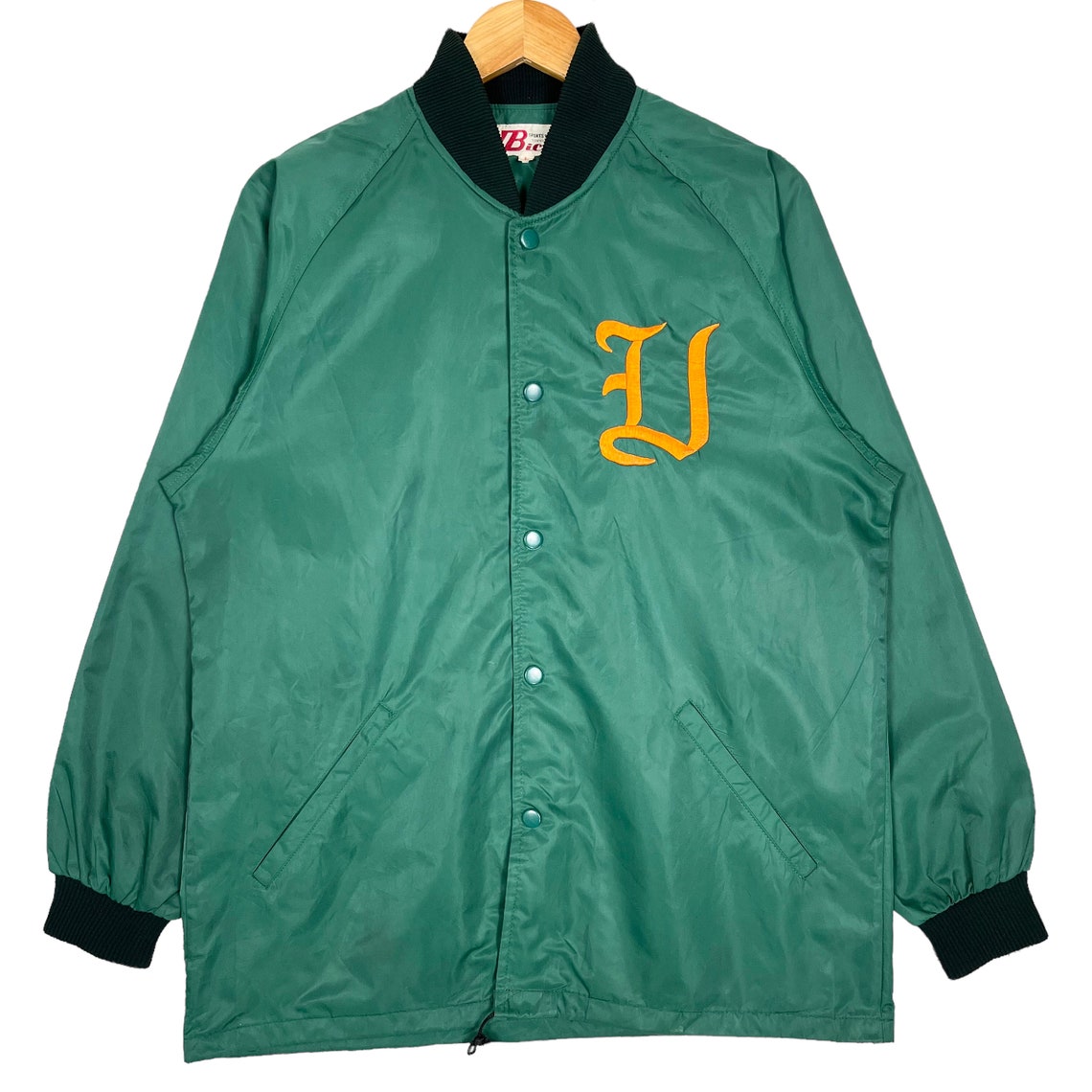 Vintage Japanese Brand Bick Single Layer Coach Jacket Embroidery Letter ...