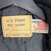 MFG by Schott US740N Pea Jacket Coat Wool Size Size 12 Navy Blue Made ...