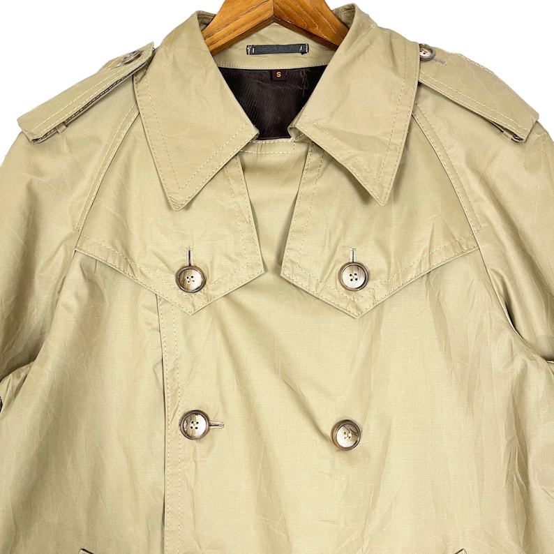 Vintage 90’s YSL Yves Saint Laurent Double Breasted Women Trench Coat ...