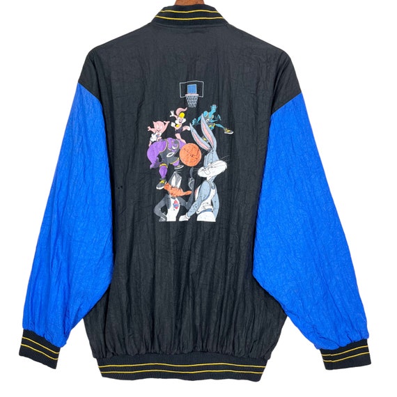Vintage Warner Bros Space Jam Characters Zip Up Windb… - Gem