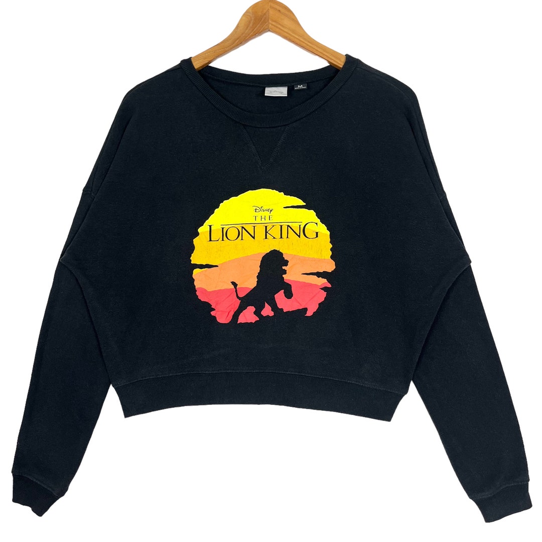 Disney the Lion King Animation Cropped Short Crewneck Sweatshirt Jumper ...