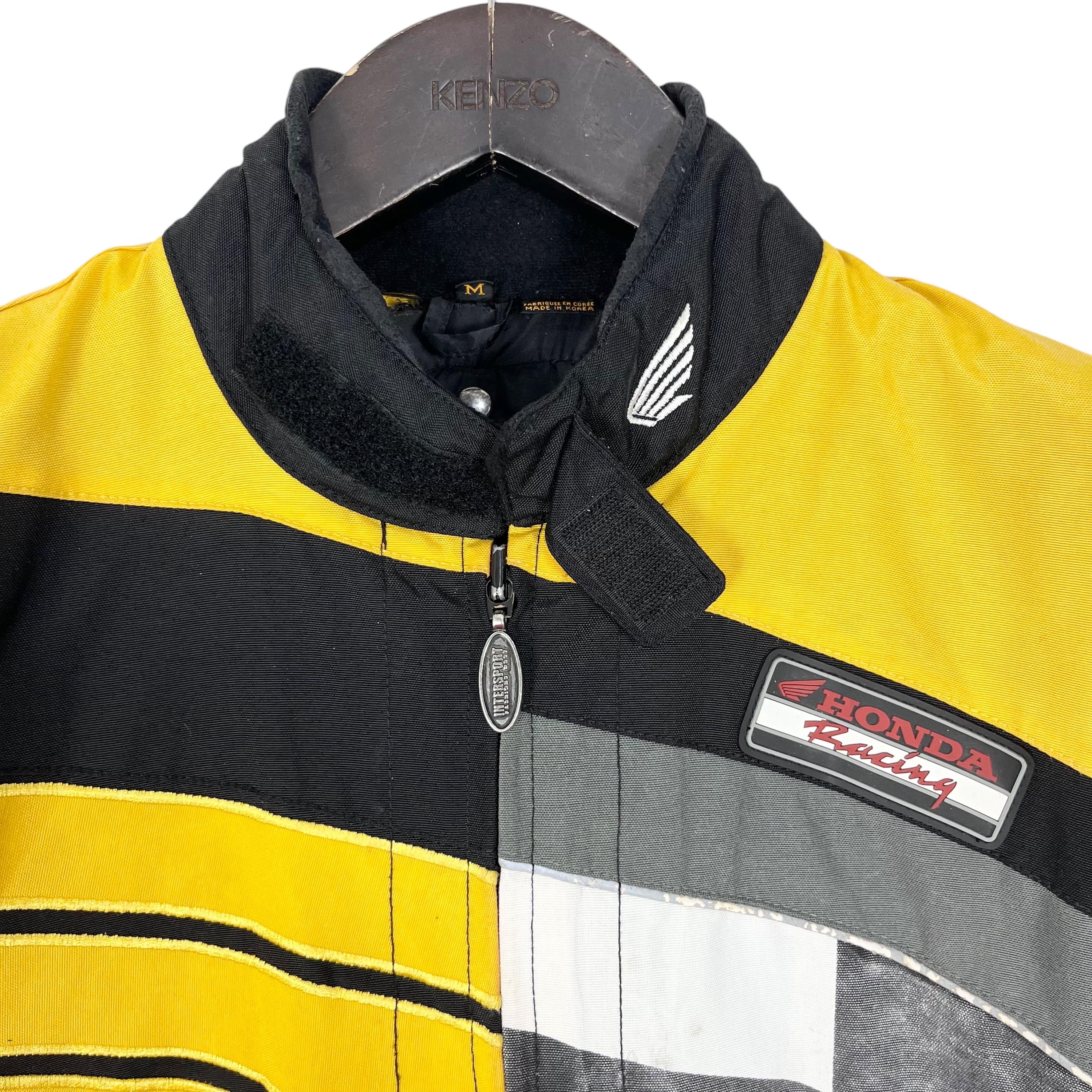 Honda Racing Rider Collection Jacket Intersport Size M Black Yellow ...