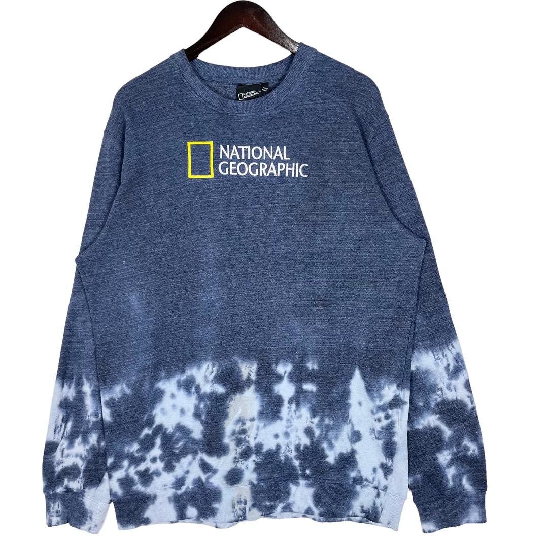 National Geographic Osorno Volcano Chile Big Photo Acid Wash Sweatshirt ...
