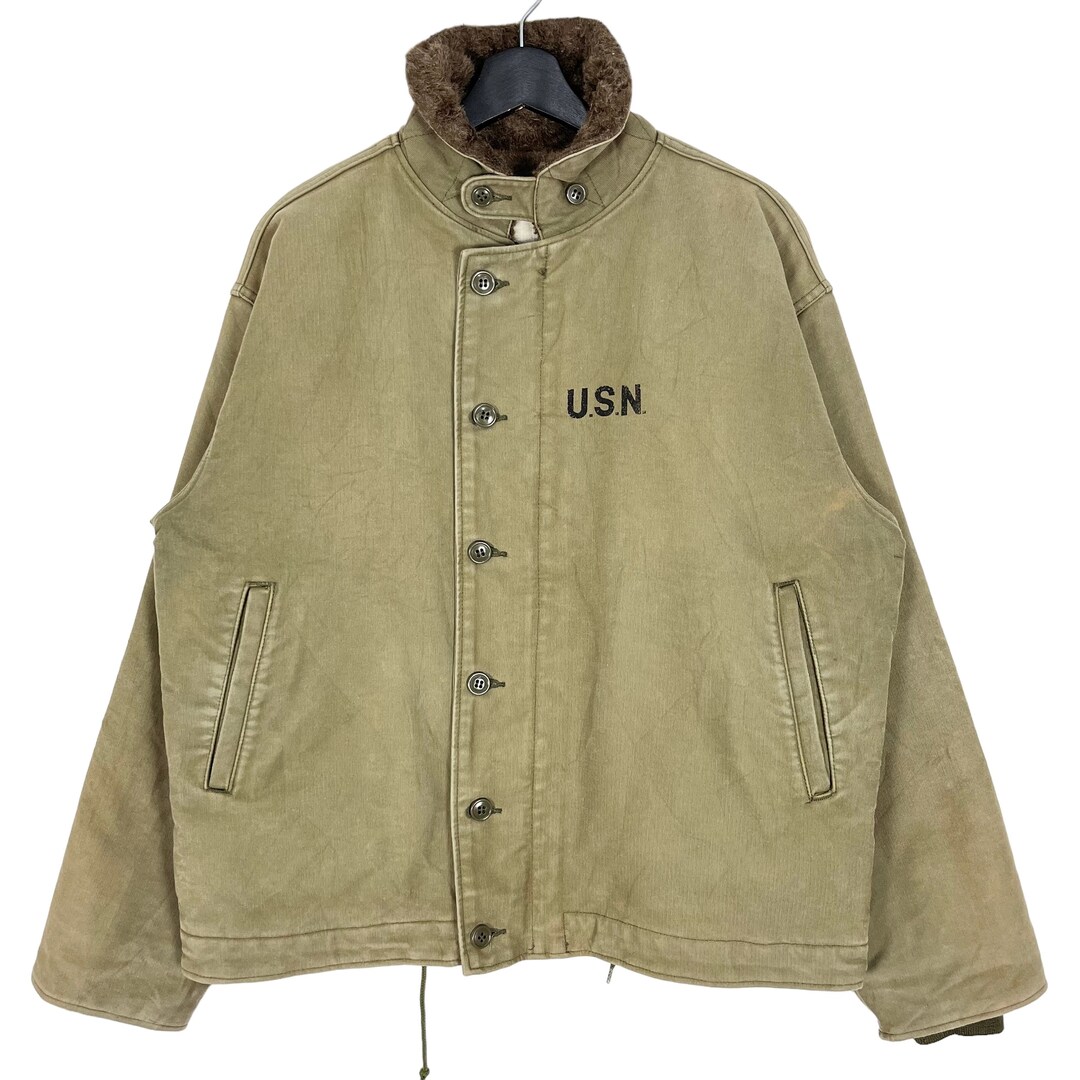 Vintage 70s Vietnam Wars USN United State Navy Military Deck N1 Jacket ...