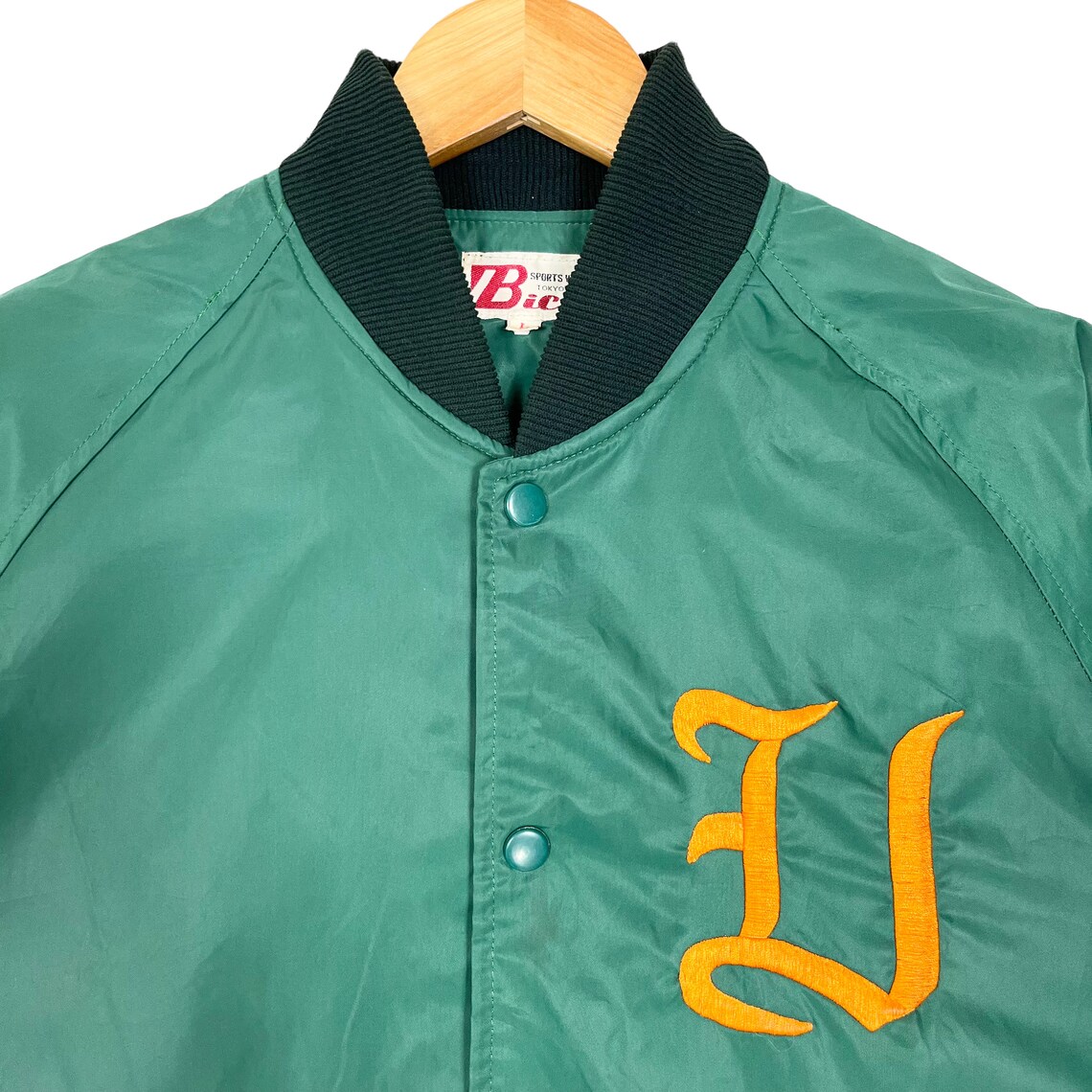 Vintage Japanese Brand Bick Single Layer Coach Jacket Embroidery Letter ...