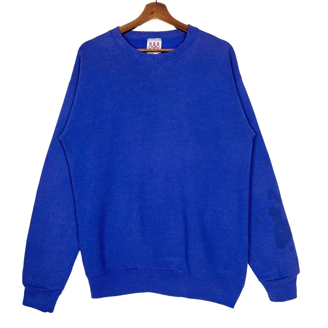 Vintage 90’s Olympic Plain Small Embroidery Logo Crewneck Sweatshirt ...