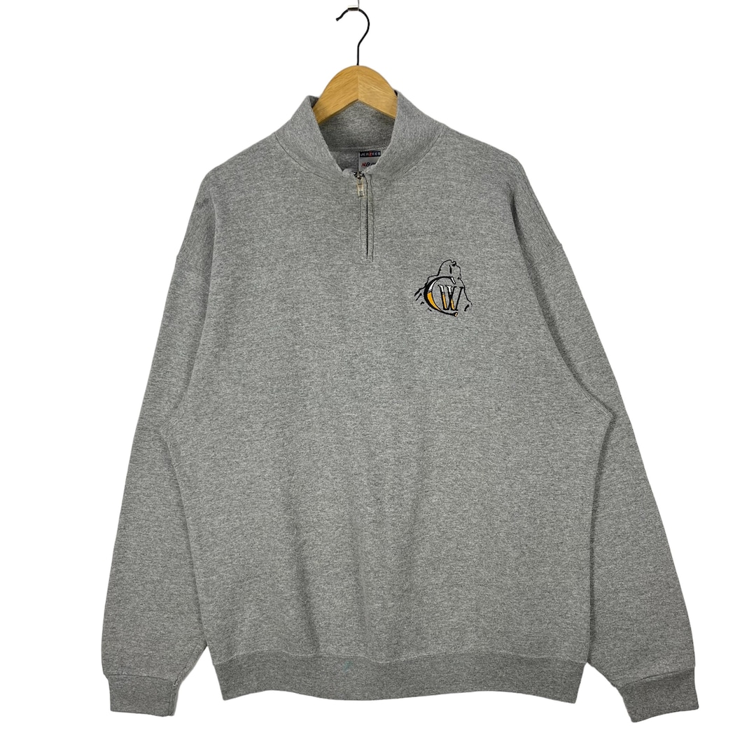 Vintage 2000’s CW University Embroidery Anorak Pullover Jumper ...