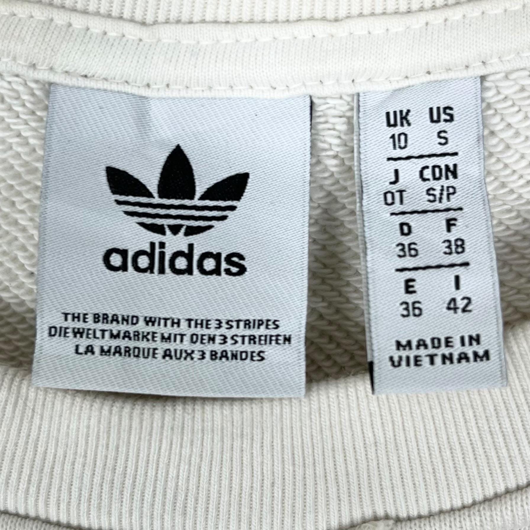 Adidas Trefoil Embroidery Logo Sweatshirt Size S - Etsy