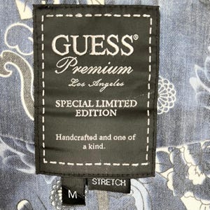 Vintage Guess Premium Special Limited Edition Denim Jacket Stretch Size ...