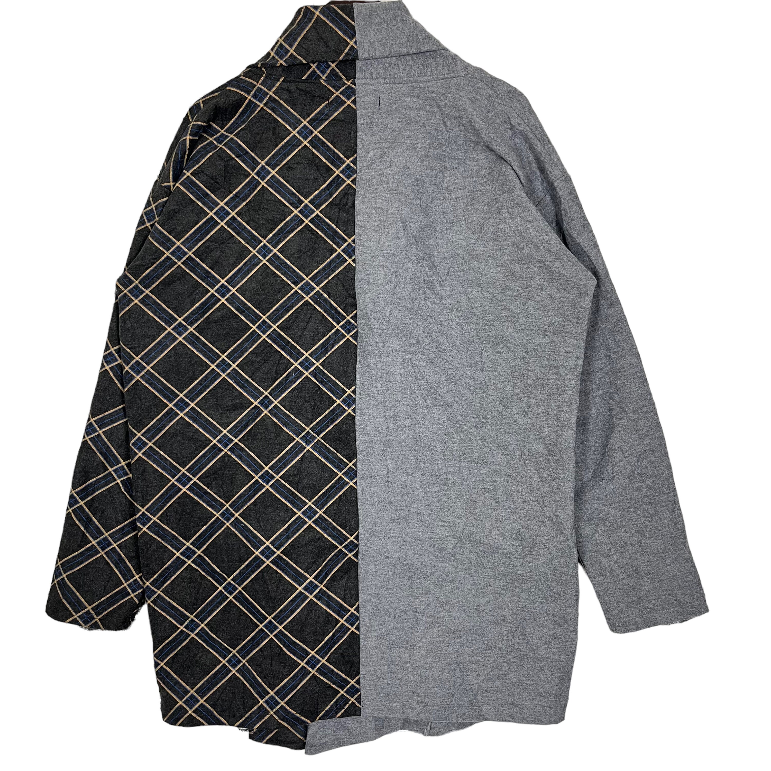 Black by Vanquish Buttonless Overcoat Cardigan Grey Black Size - Etsy