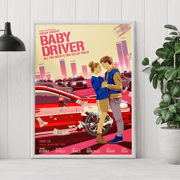 Baby Driver Poster - Etsy