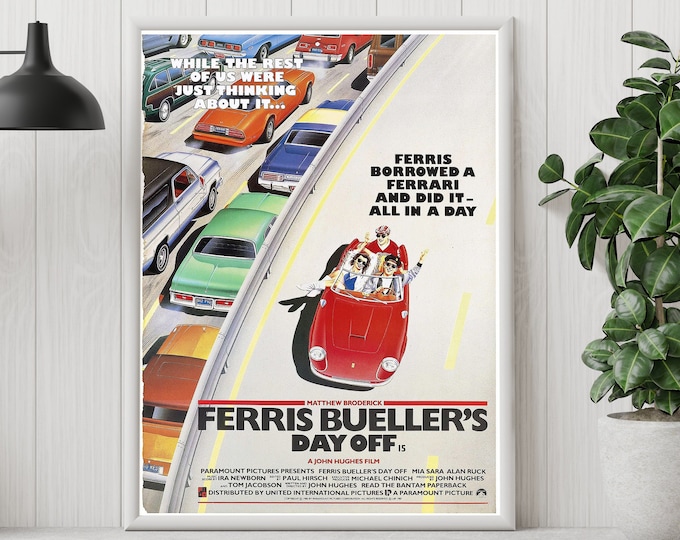 Authentic Ferris Bueller's Day off Leisure Rules Movie Poster ...